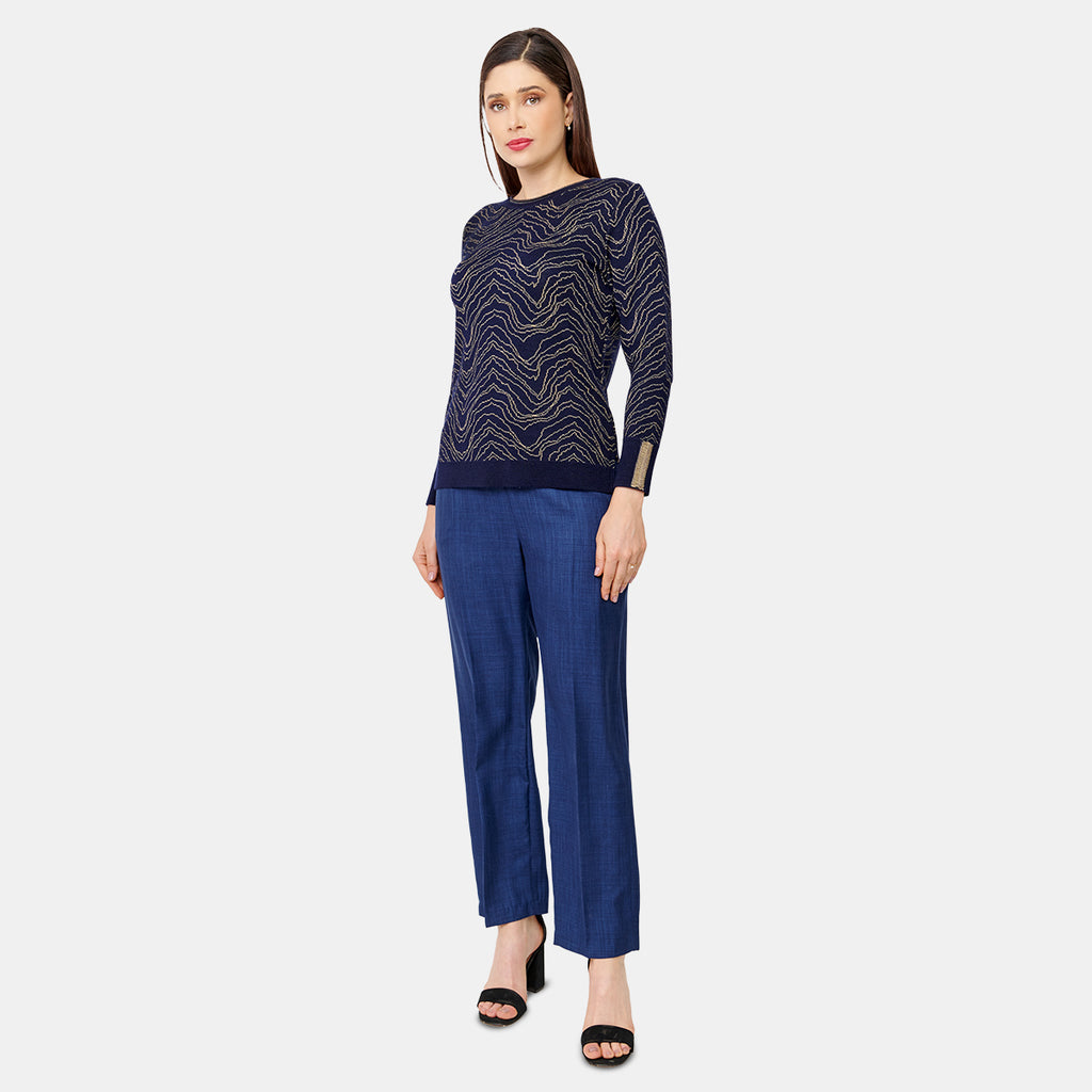 Túnica jacquard manga larga Dimetry – Vitos