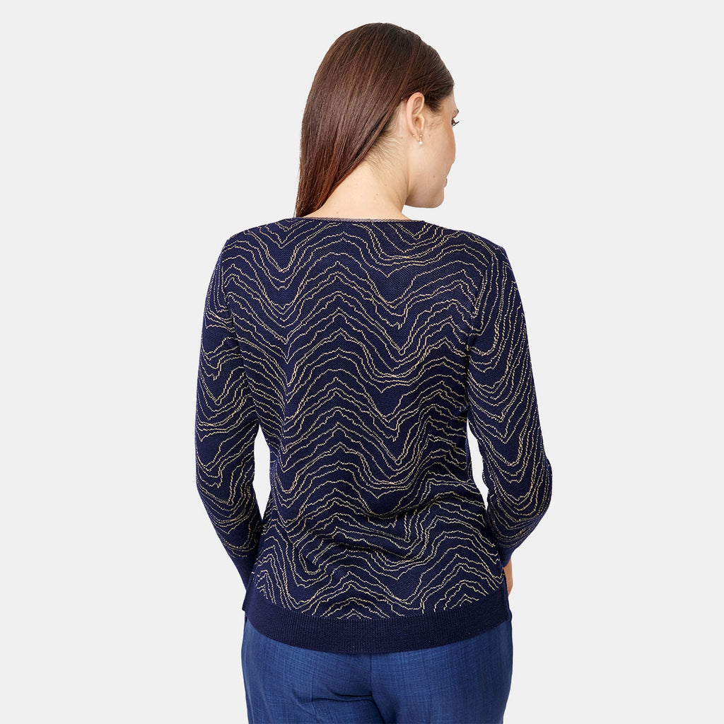 Túnica jacquard manga larga Dimetry – Vitos